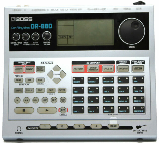 Boss DR-880 Rhythm Drum Machine - Blue for sale online | eBay