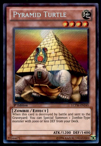 Yu-Gi-Oh! 1st Edition Pyramid Turtle #LCYW-EN245 Light Play | eBay