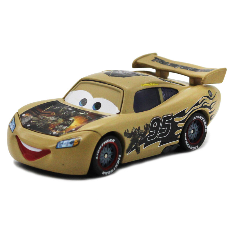 Disney Pixar Cars Transformers Lightning McQueen 1:55 Diecast Model Car ...