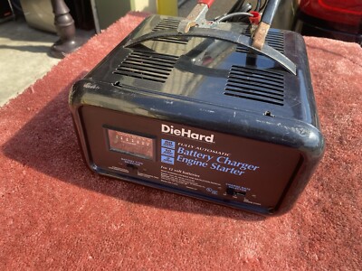 DieHard 12v Battery Charger Engine Starter Auto 2/10/50 Amp 200.71222 ...