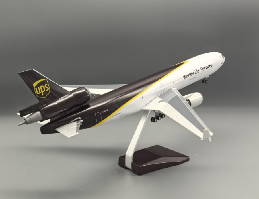 1:130 UPS McDonnell Douglas MD-11 Aircraft Landing Gear Resin Plane ...