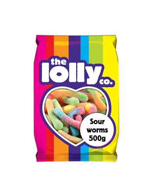 Lolly Company Fizzy Worms 500g x 12 | eBay