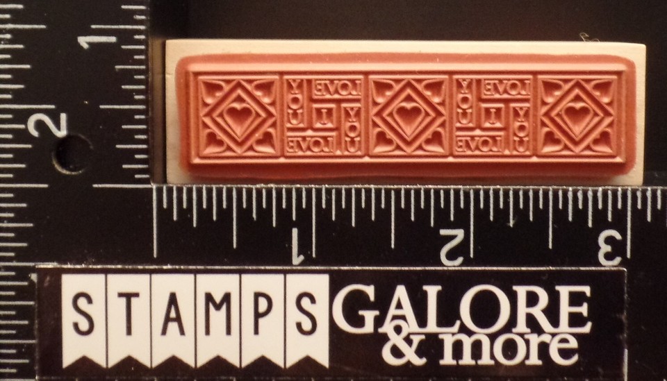 PAPER PARACHUTE RUBBER STAMPS HEARTS FLOWERS I LOVE YOU COLLAGE ...