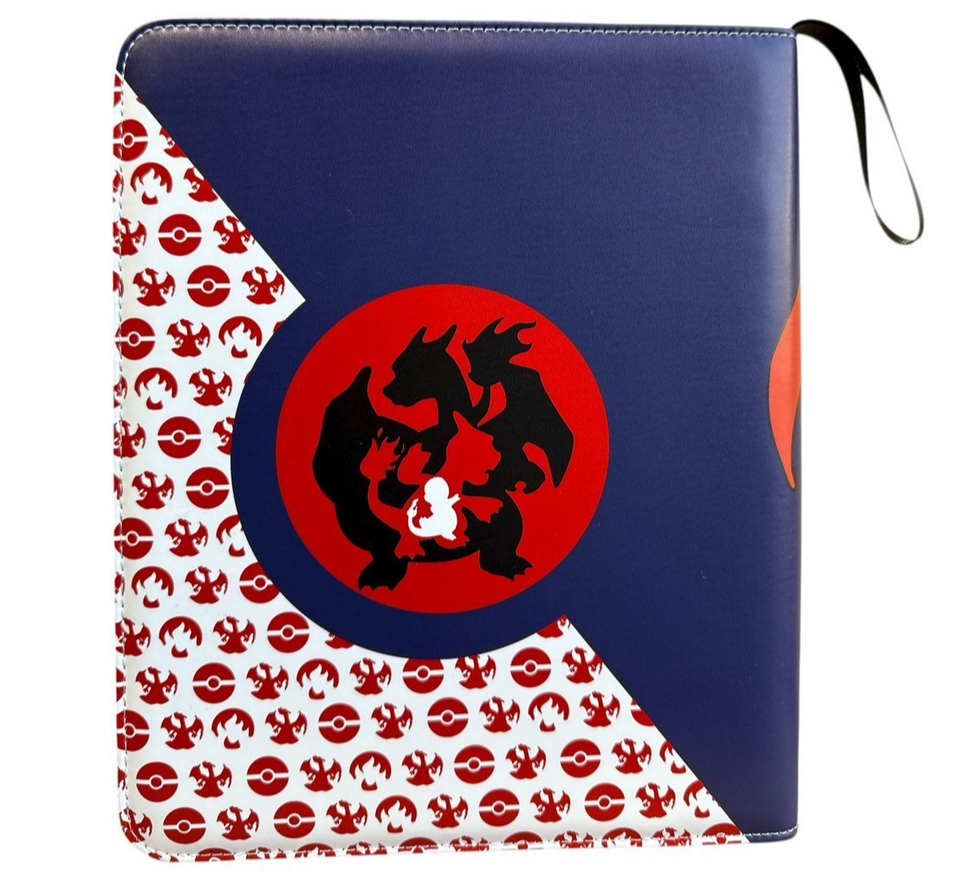 Charizard Card Binder for Pokemon Cards Holder 900 Cards w/ 50 ...