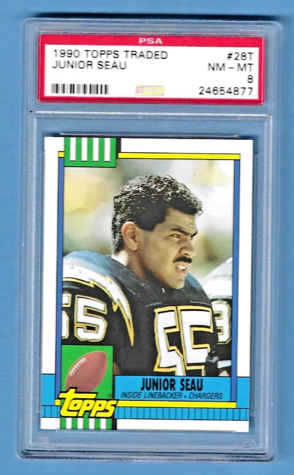 1990 Topps Traded Junior Seau #28T for sale | eBay