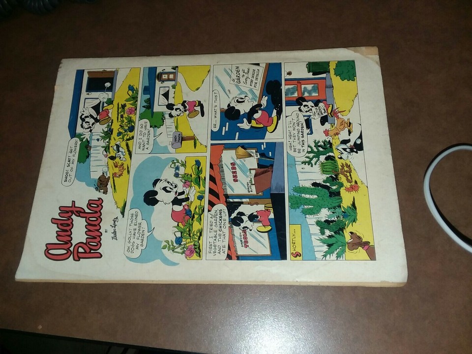Andy Panda 4 Issue Golden Bronze Age Dell Gold Key Comics Lot Run Set ...