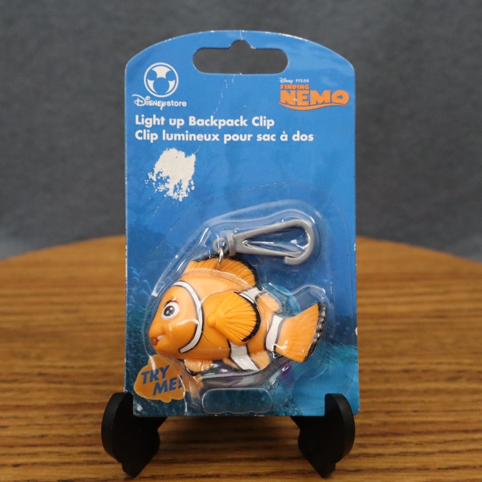 Disney Pixar Finding NEMO Keychain Backpack Clip Hang Tag Bag Charm ...