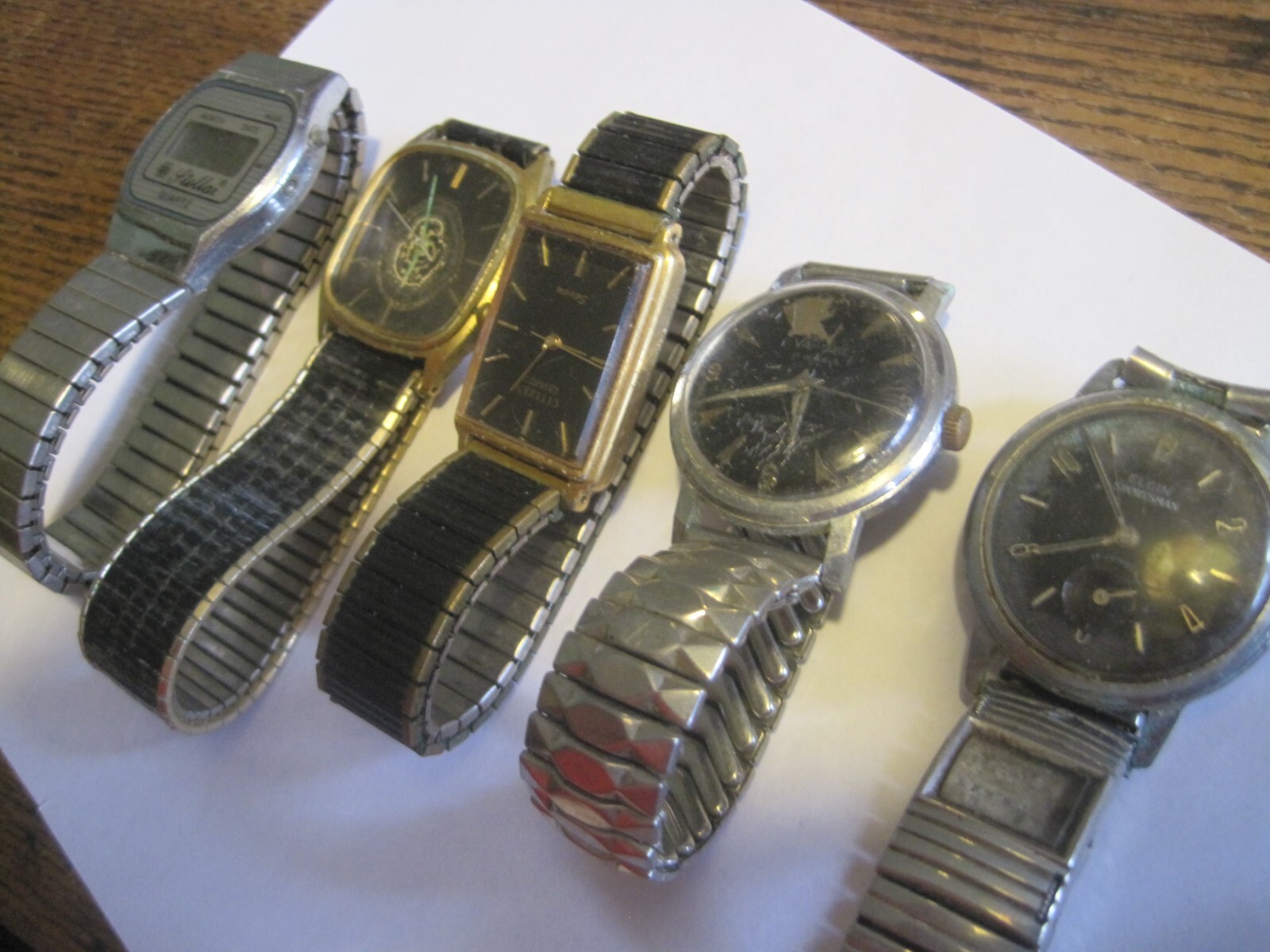 Mixed Assorted Wrist Watches Lot OF 5-SEIKO/STELLAR-DEFECTS/UNTESTED | eBay