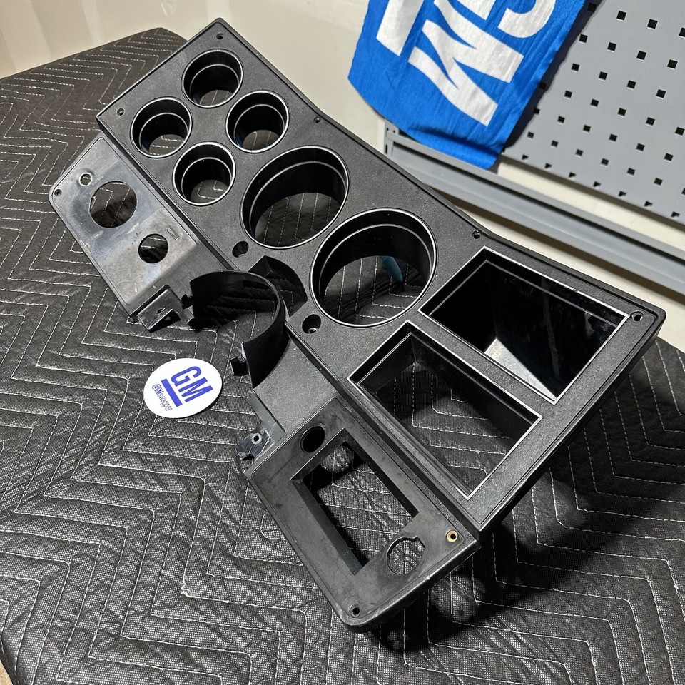 OEM Factory 81-87 Chevy GMC Truck Black DASH GAUGE BEZEL C10 K5 K10 ...