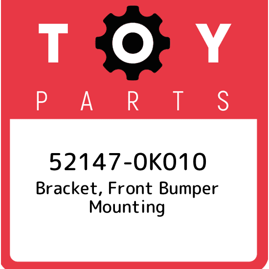 52147-0K010 Toyota Bracket, front bumper mounting 521470K010, New ...