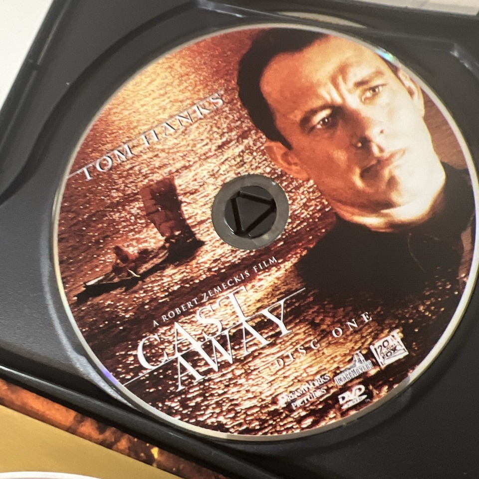 Cast Away DVD Special Edition 2-Disc Set, 2001 Tom Hanks 20th Century ...