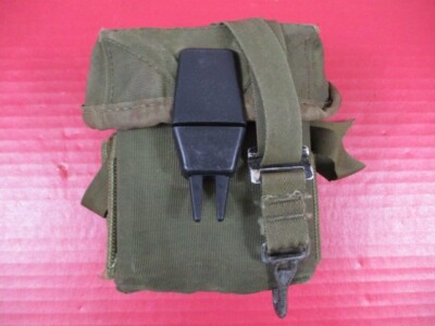 US Army Vietnam M1967 Nylon Rifle Magazine Pouch 1st Pat for 20rd Mags ...