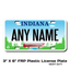 Personalized Indiana License Plate 5 Sizes Mini to Full Size Free ...