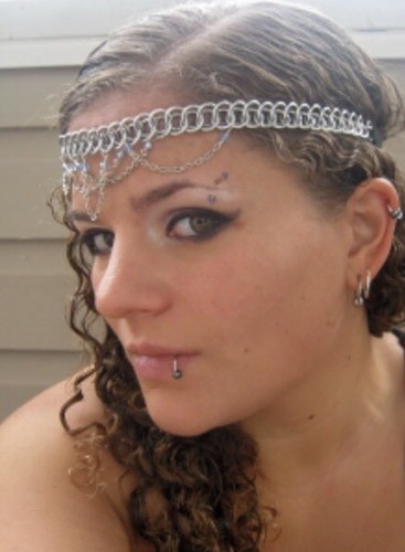 Chainmail Headband Head Band Headdress Dress Chainmaille Chain Mail ...