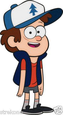 GRAVITY FALLS Disney XD TV DIPPER PINES Standing Pose Window Cling ...