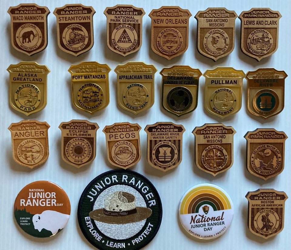 WOW 22 NATIONAL PARK JUNIOR RANGER BADGES ++ ALASKA NATURE HISTORY ...