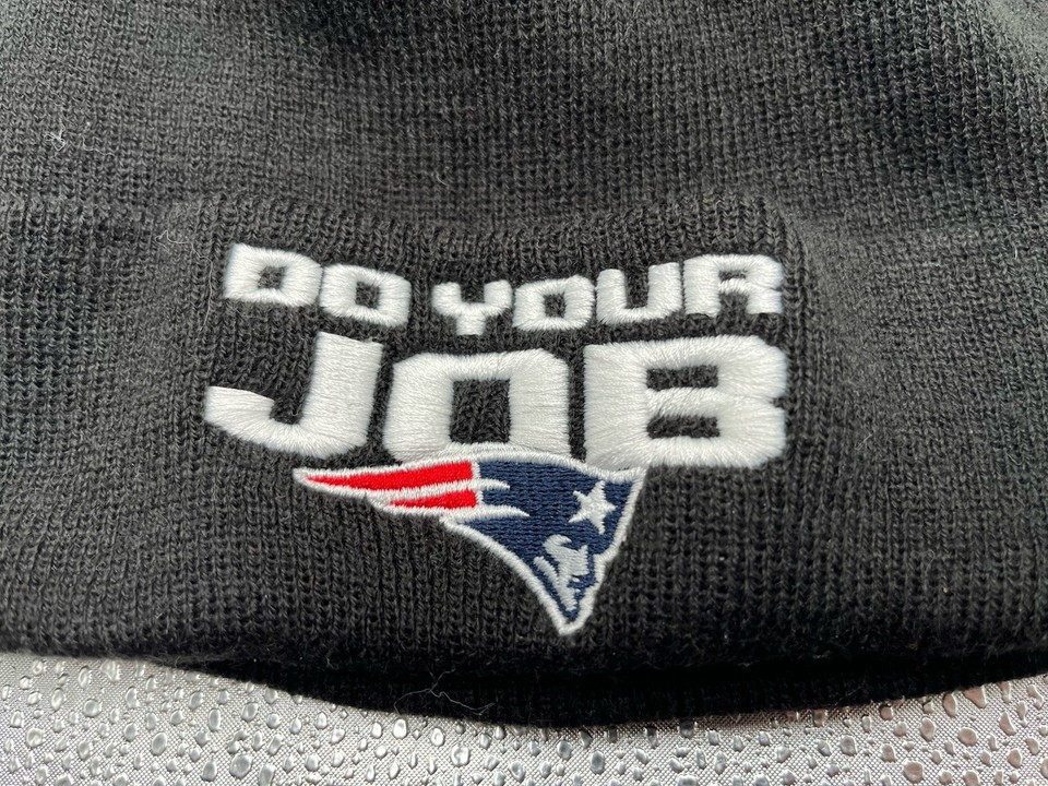 New England Patriots~47' Brand~Pom Pom Knit Hat~Do Your Job~New | eBay