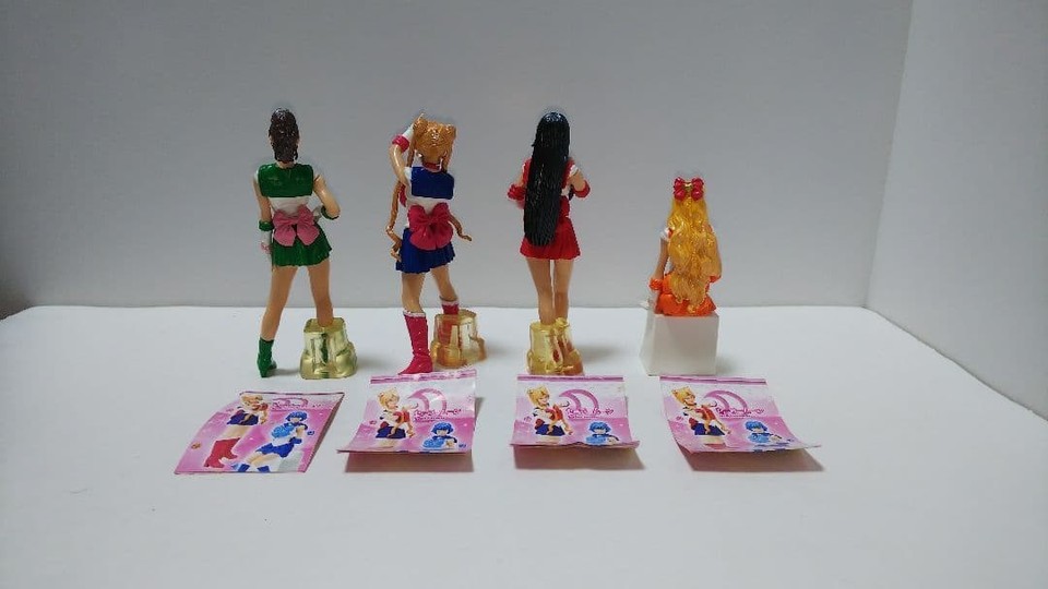 Sailor Moon Real Life Figure 4 Pack Action Figures Card Included ...