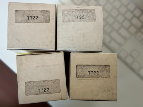 TT22 GEC NOS Triple "O" Getter Tube made in U.K tested Matched pair NEW ...