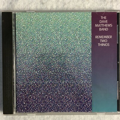 Dave Matthews Remember Two Things CD Rock The Band 1990s 10 Song Studio ...
