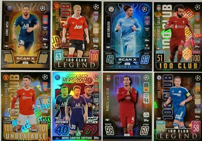 Topps - UEFA Match Attax Extra 2021/22 Limited Edition / 100 Club Card ...