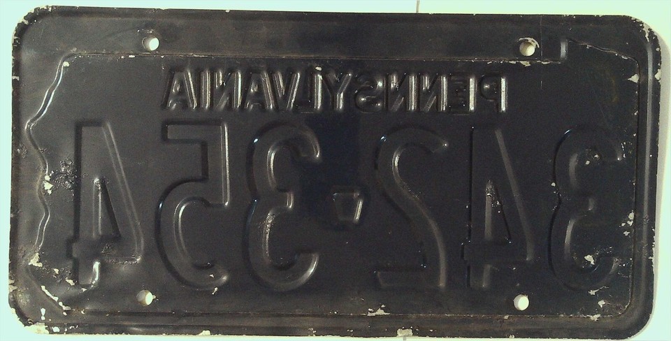Pennsylvania PA License Plate Tag 1970 # 342-354 A7 | eBay