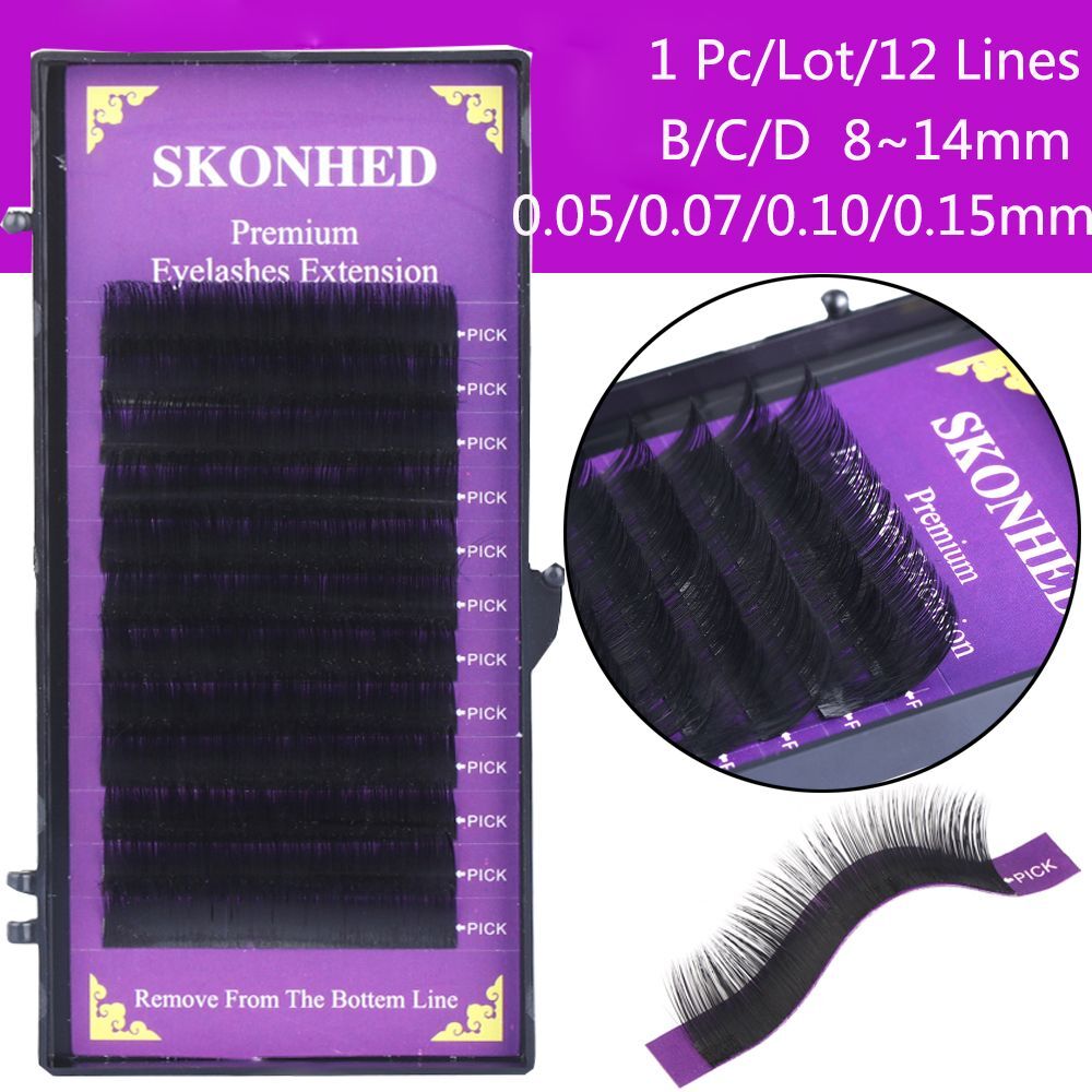Long False Eyelashes Individual Lashes Eyelashes Extension Faux Mink ...