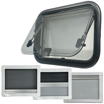 Shield AutoCare 500x350mm Camper Window Flush/Round for Van, Horsebox ...