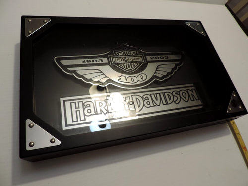 HARLEY DAVIDSON 100TH ANNIVERSARY SHADOW BOX RARE IN EXCELLENT ...