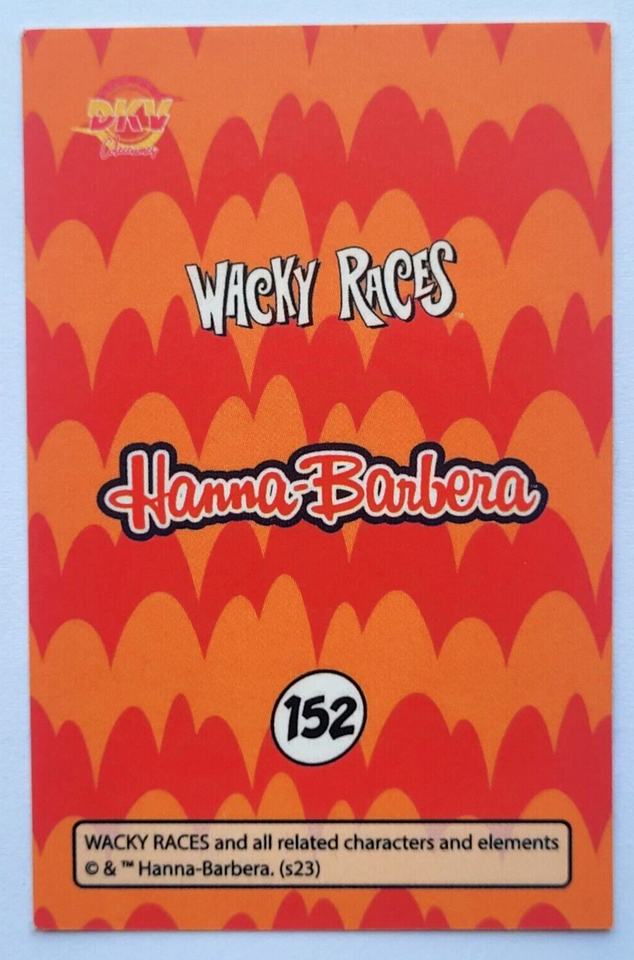 2023 HANNA-BARBERA Card DKV #152 WACKY RACES Convert-a-car PERU Edition ...