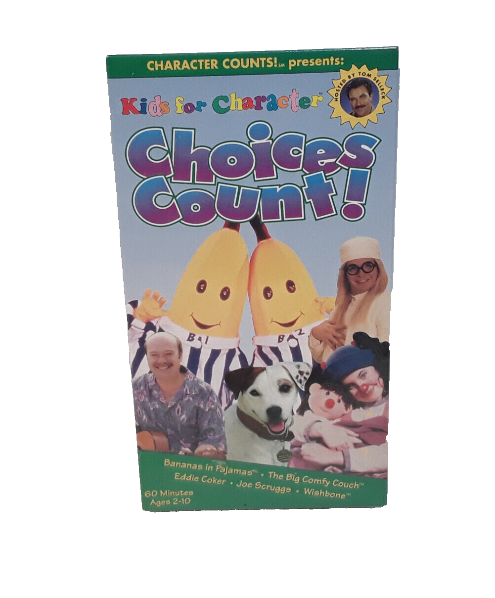 Kids for Character: Choices Count! VHS 1997 Children’s Education ...