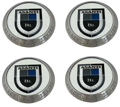 4 Pack Asanti Luxury Wheels BL Chrome Wheel Center Cap 743C01 S1311-03 ...