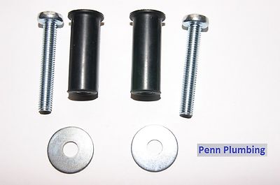 Home NEW Top Fix and or Bottom Fix Toilet Seat Fittings Hinges Pins 6mm ...