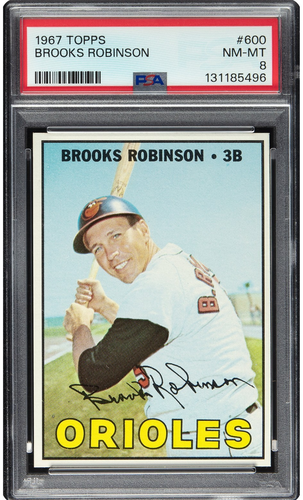 1967 Topps Brooks Robinson #600 PSA 8 NM-MT | eBay