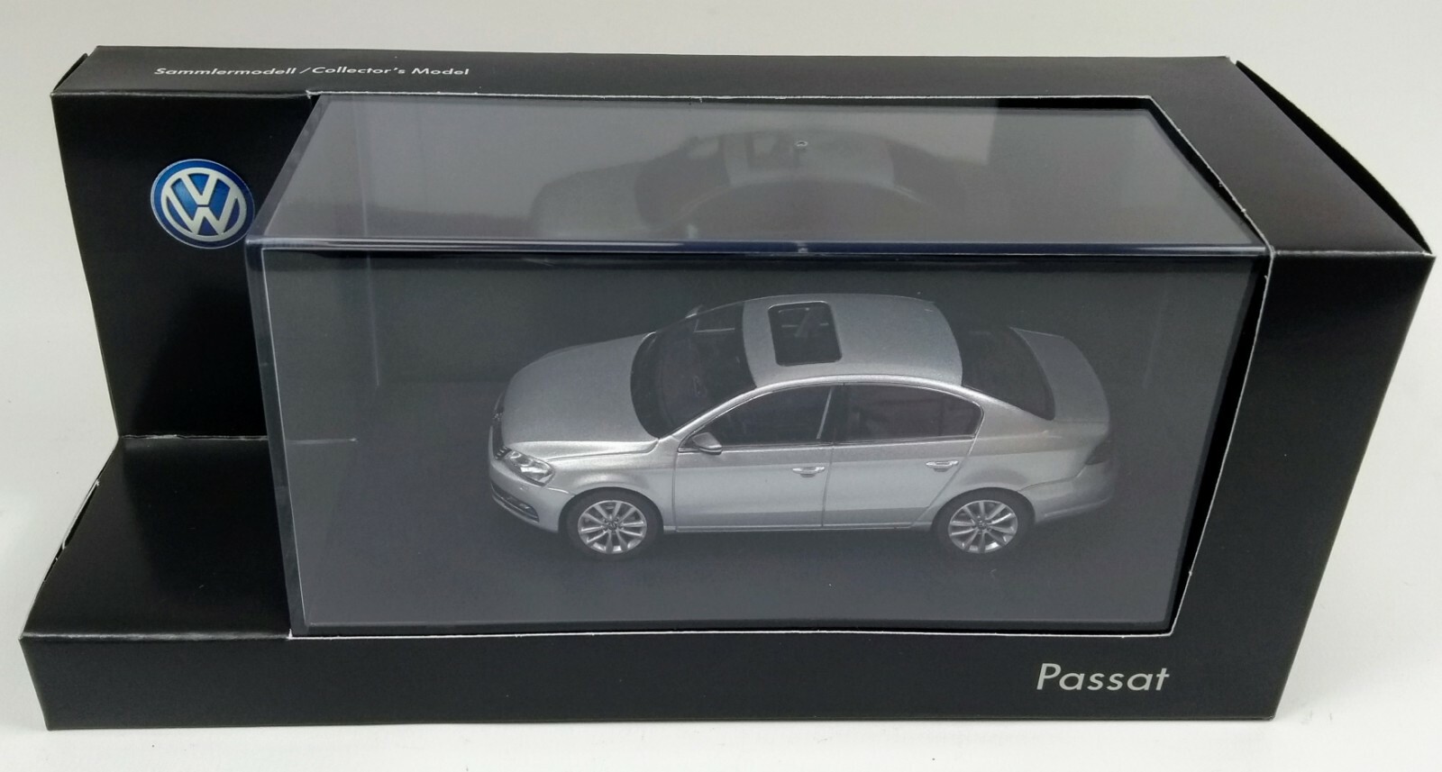 VW Passat B7 Saloon Model Car 1:43 Scale Diecast Reflex Silver Metallic ...