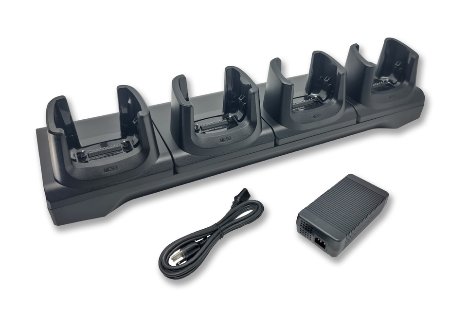 4-Slot Charger Cradle for Zebra MC9300 Scanners, Replaces CRD-MC93 ...