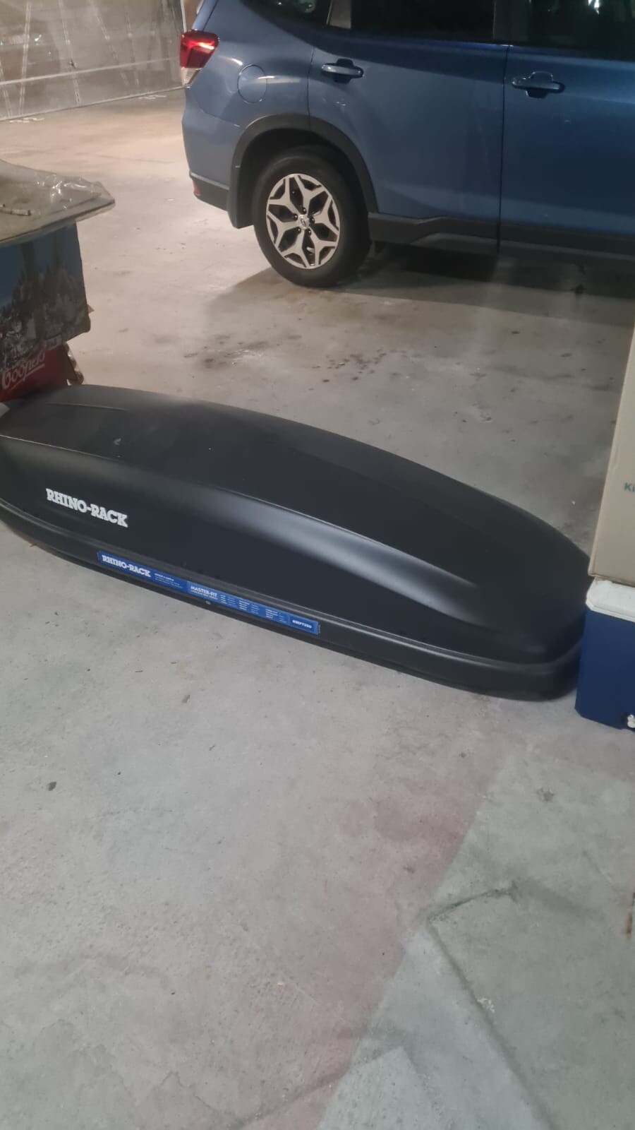 Rhino Rack Luggage pod /Luggage box- Black RMFT320 | eBay