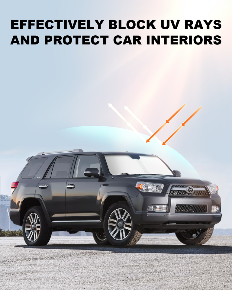 For Toyota 4Runner 2010-2025 Windshield Sun Shade Cover UV Block Shield ...