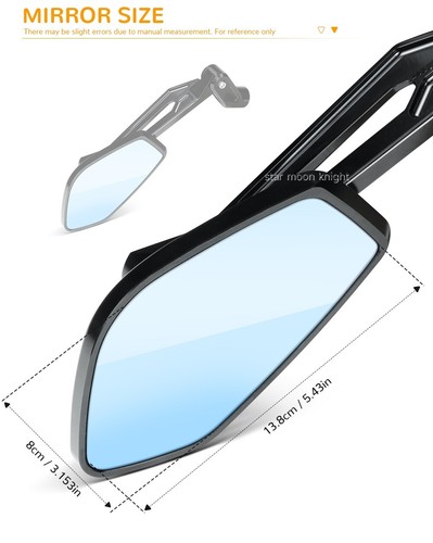 Rotatable Mirror For BMW C 400GT C400GT Tracer 900 GT Aluminum Rearview ...