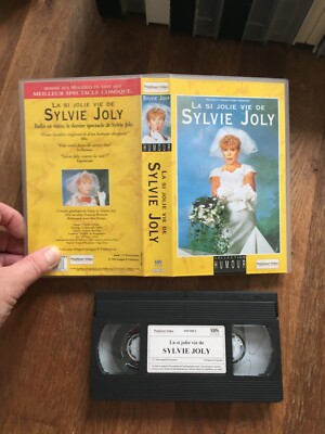 CASSETTE VIDEO VHS HUMOUR SYLVIE JOLY la si jolie vie boite jaune | eBay