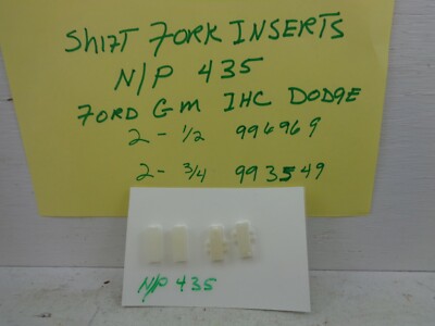 NEW PROCESS 435 SHIFT FORK INSERTS FORD GM IHC DODGE 4 SPEED TRUCK ...