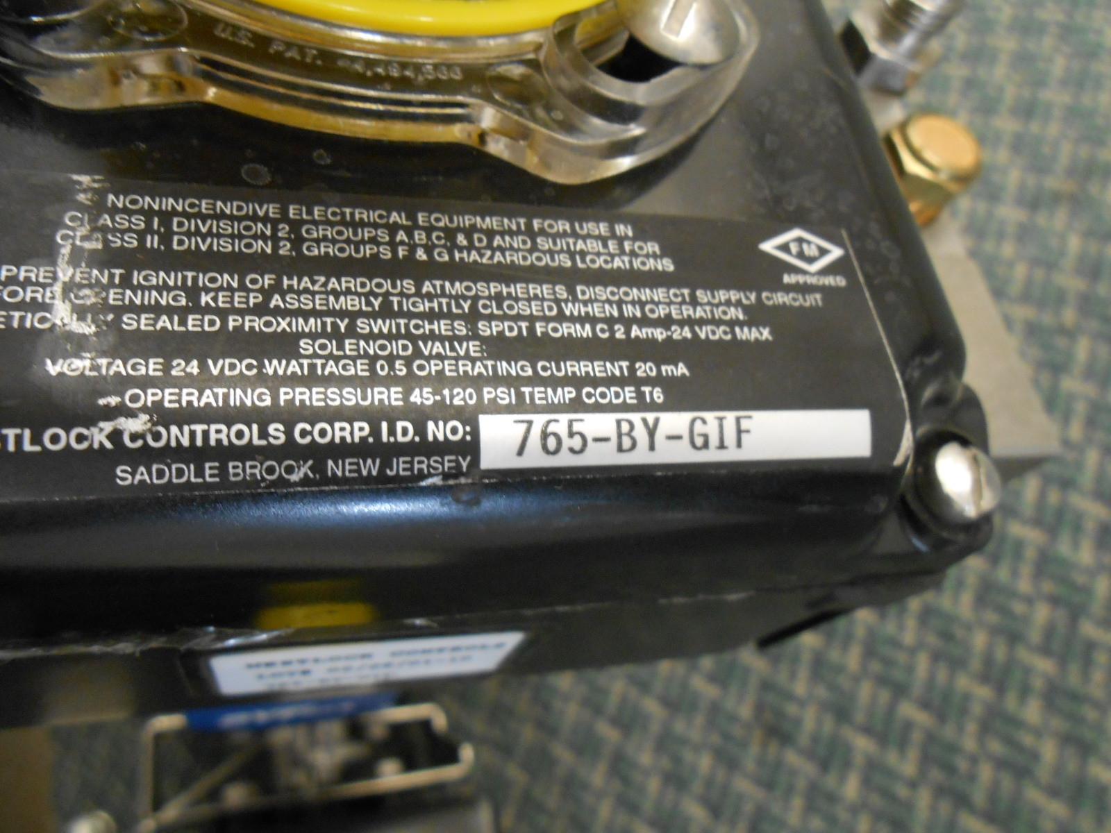 1½" AND TWO ½" BALL VALVES W/ SVF F.C.I. ACTUATORS & WESTLOCK BEACON ...