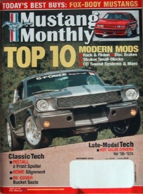 MUSTANG MONTHLY 2006 OCT - CROSS BOSS 302, FOXES | eBay