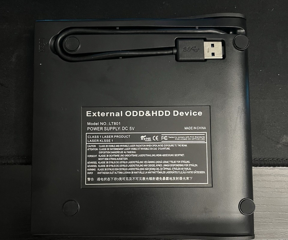 Ziweo External DVD CD Drive 3.0 Player - Model LT801 | eBay