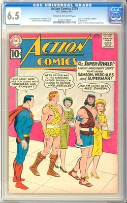 Action Comics #279 Very Nice Silver Age Superman Supergirl DC Comic ...