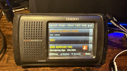 Uniden Home Patrol 2 Touchscreen Digital Police Fire Scanner | eBay