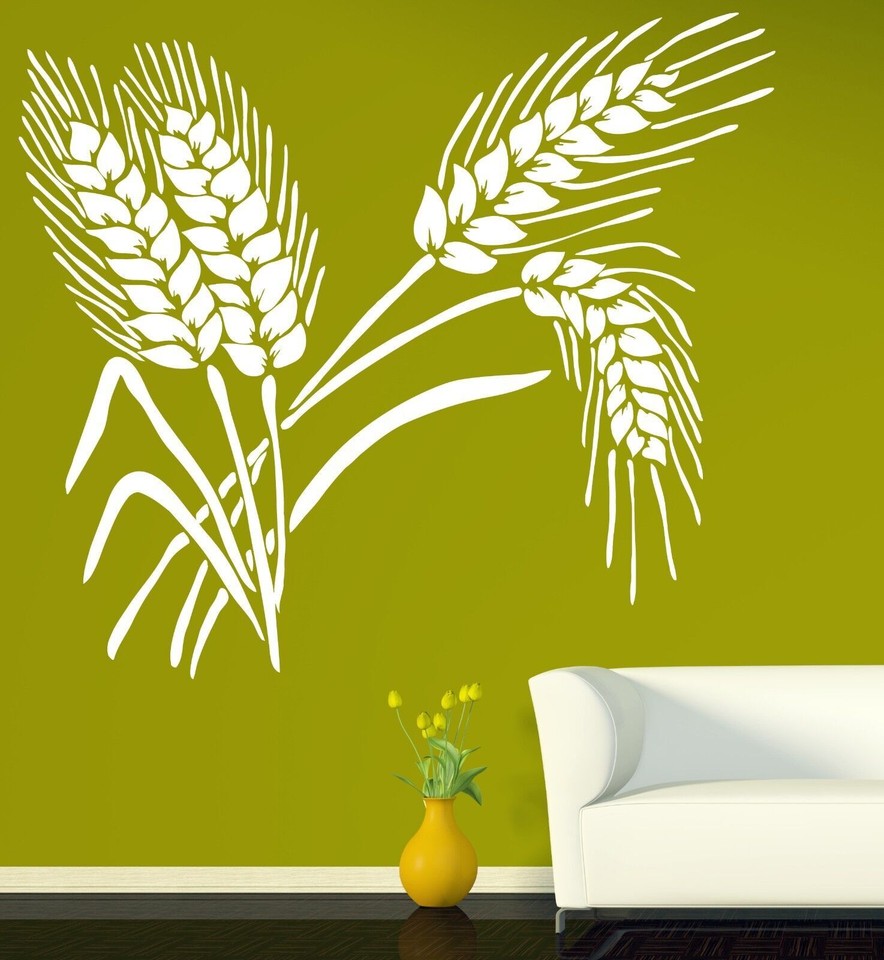 Grain Ears Wheat Living Room Decor Wall Sticker Vinyl Decal (n263) | eBay