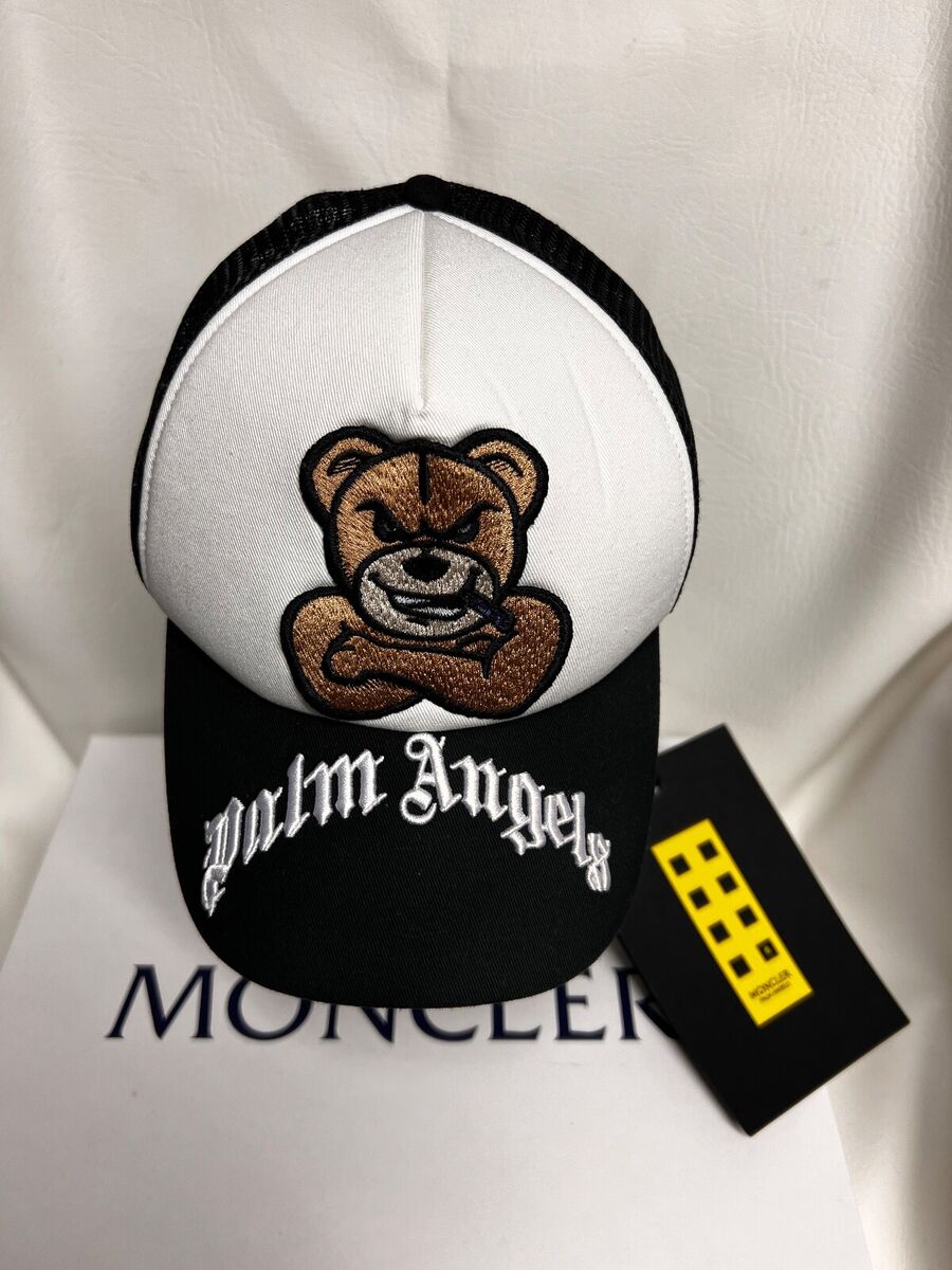 MONCLER PALM ANGELS BASEBALL CAP Black/White | eBay MONCLER PALM ANGELS BASEBALL CAP Black/White | eBay