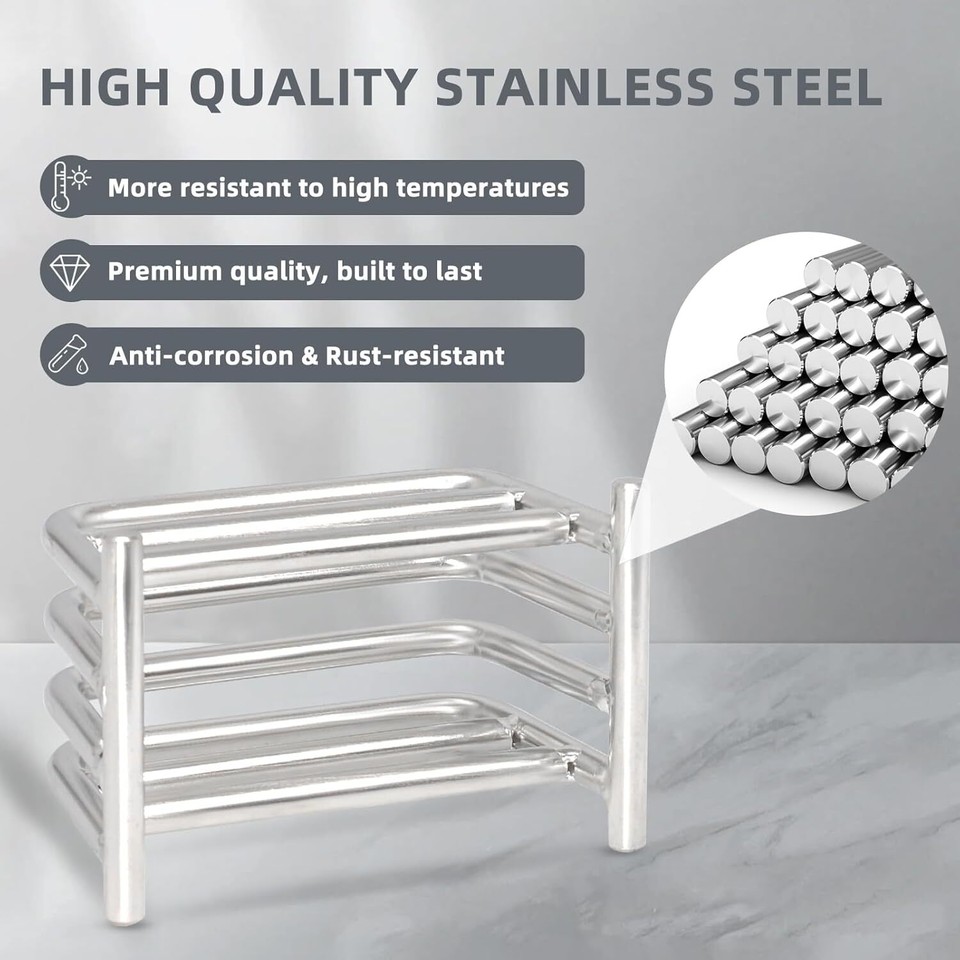 304 Stainless Steel Replacement Burn Basket Burn Pot for Wiseway Pellet ...
