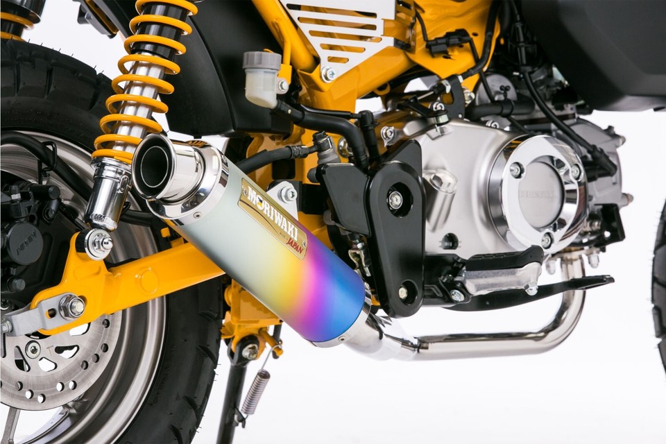 NEW! Moriwaki Zero Ano Titanium exhaust #01810-L31R2-00 Honda Monkey 125 | eBay